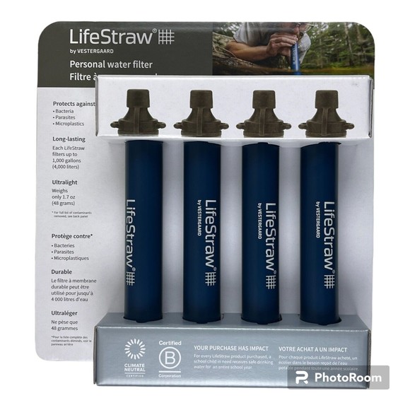 Other | New Lifestraw Personal Water Filter 4pack Life Straw | Poshmark